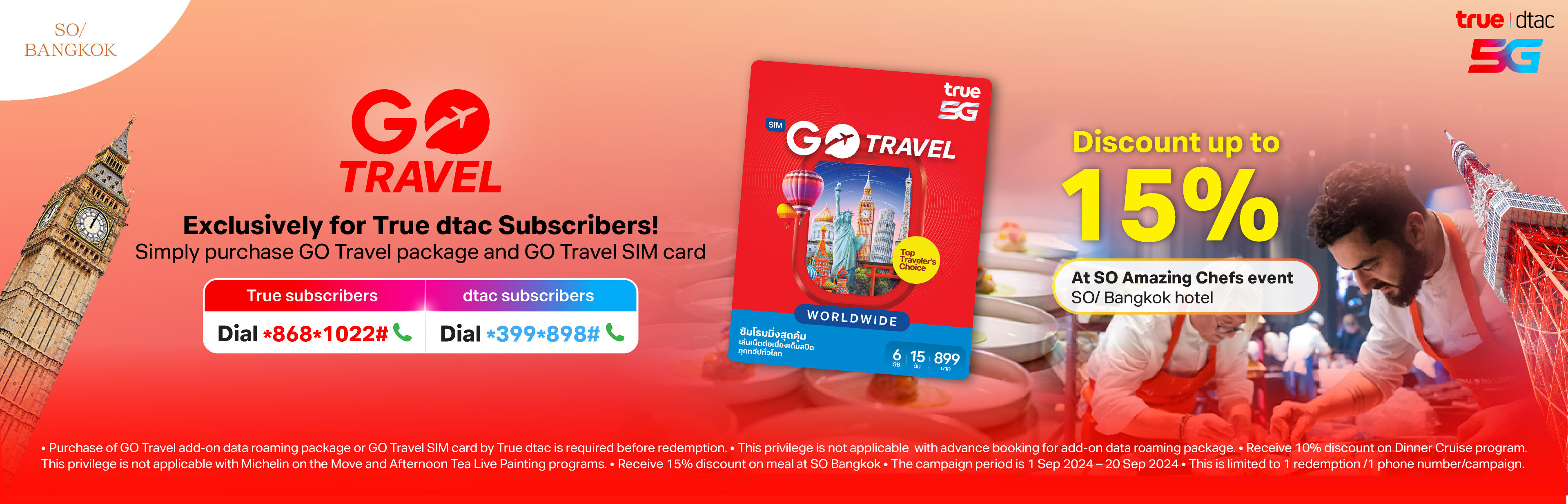 GO Travel SIM, roaming SIM, travel abroad at great value. | True-dtac